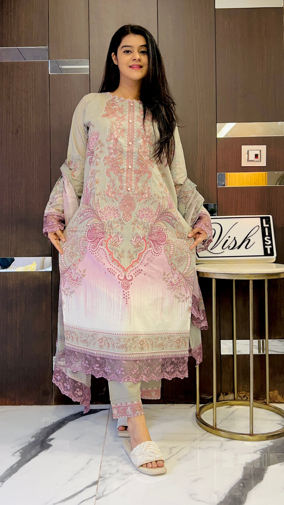 Sharjeena Pakistani Lawn Set 11 – Vishlist